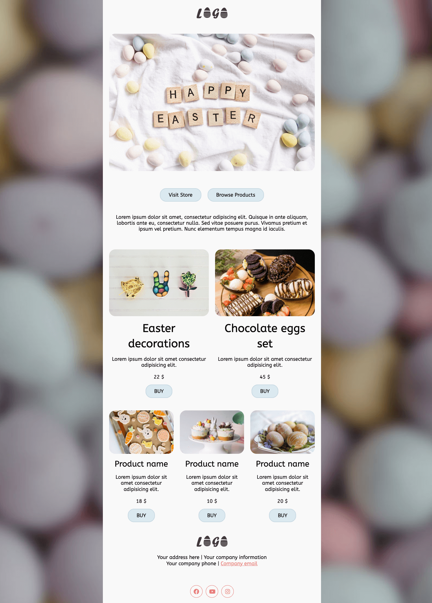 5 Free Easter Email Templates for Your Newsletters | Loopify