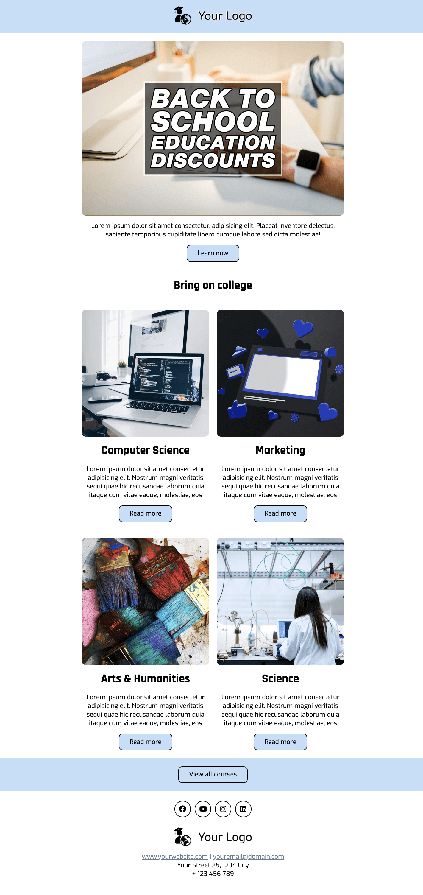 5 Free Back-to-School Templates for Your Newsletters | Loopify